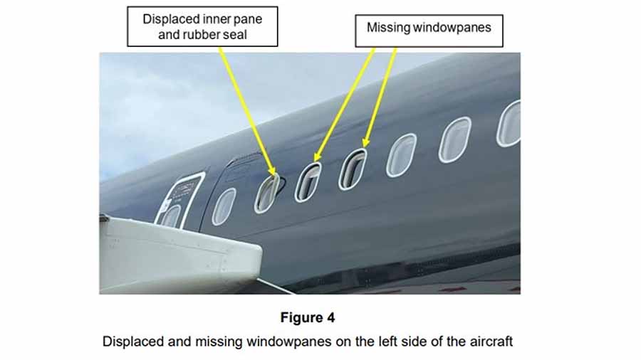 How the aircraft window came loose after an A320 took off from Stansted