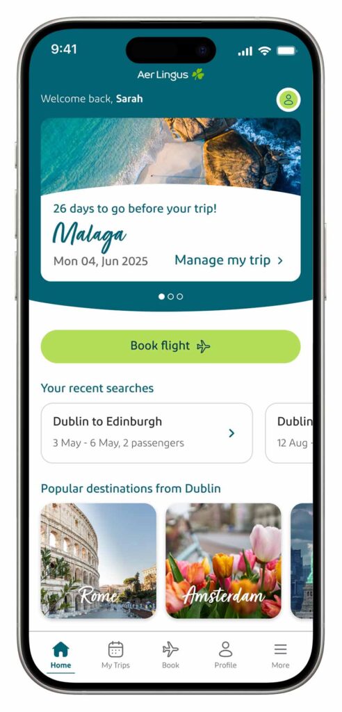 ‘Much more than just a facelift’ – Aer Lingus releases transformer app with wayfinder facility